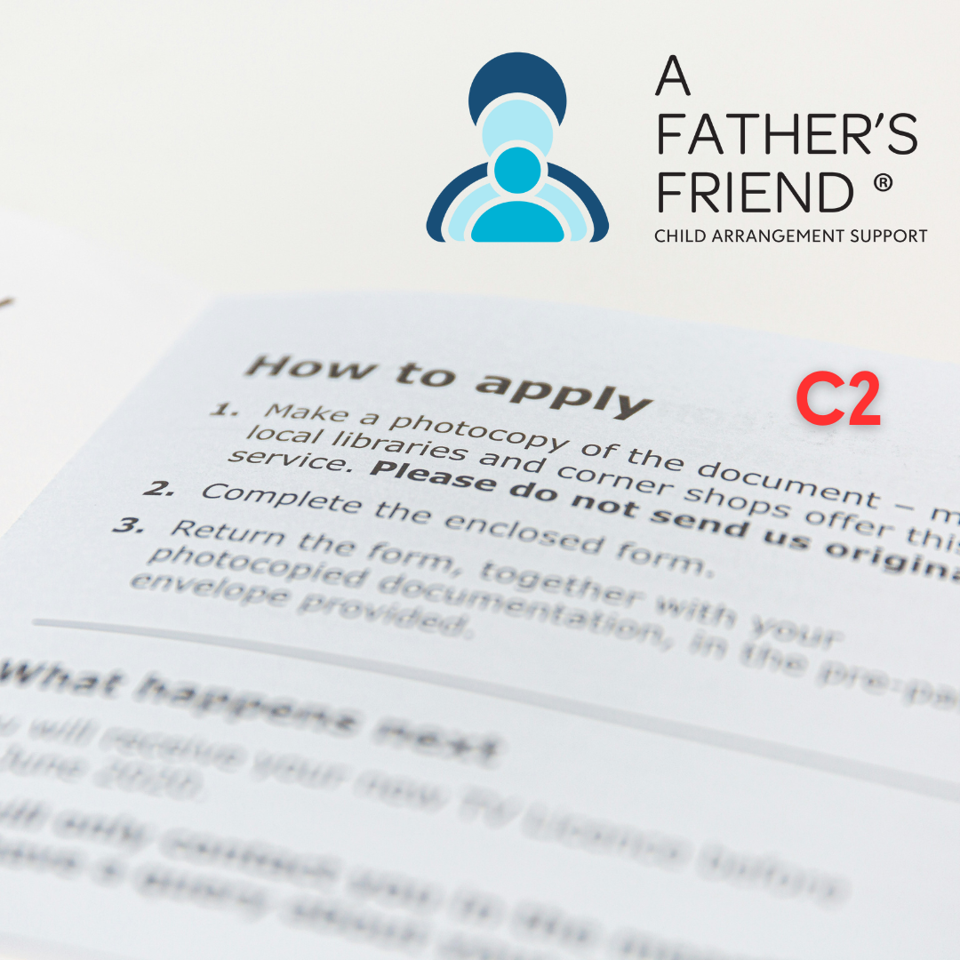What is a C2 Form Application in the Family Court? — A Father's Friend®