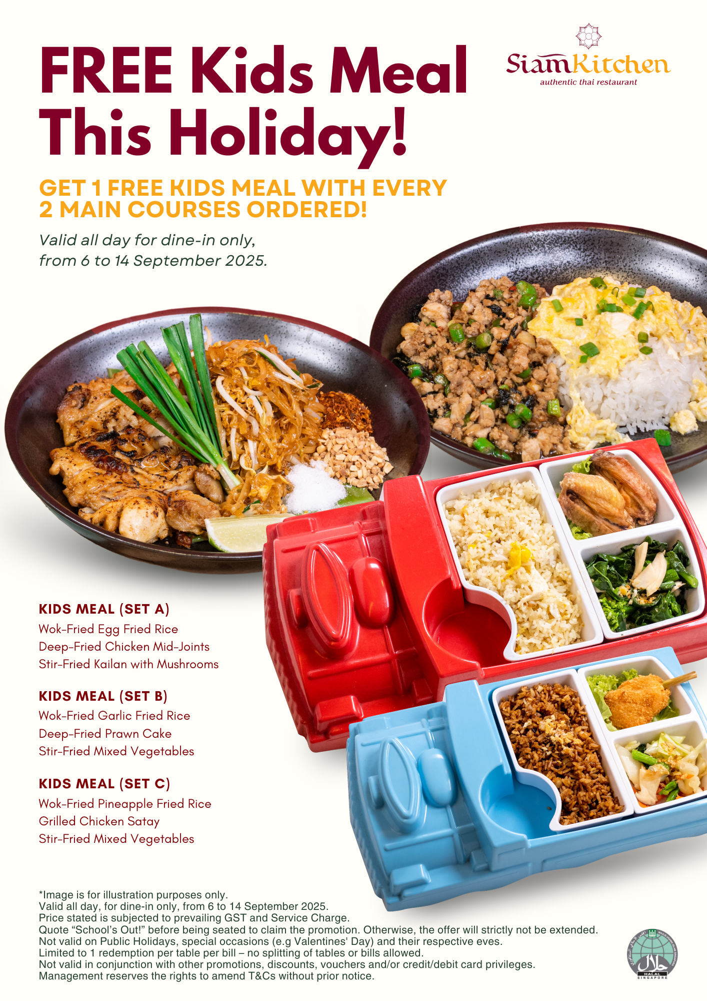 Halal Kid-Friendly Restaurant in Singapore — Siam Kitchen