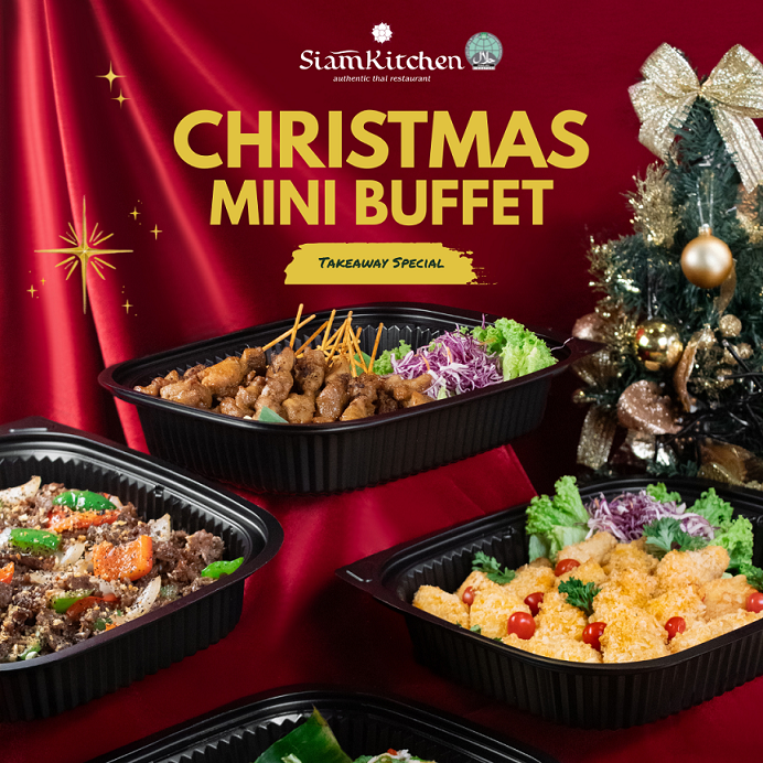 Mini Christmas Buffet Catering Singapore for Parties — Siam Kitchen