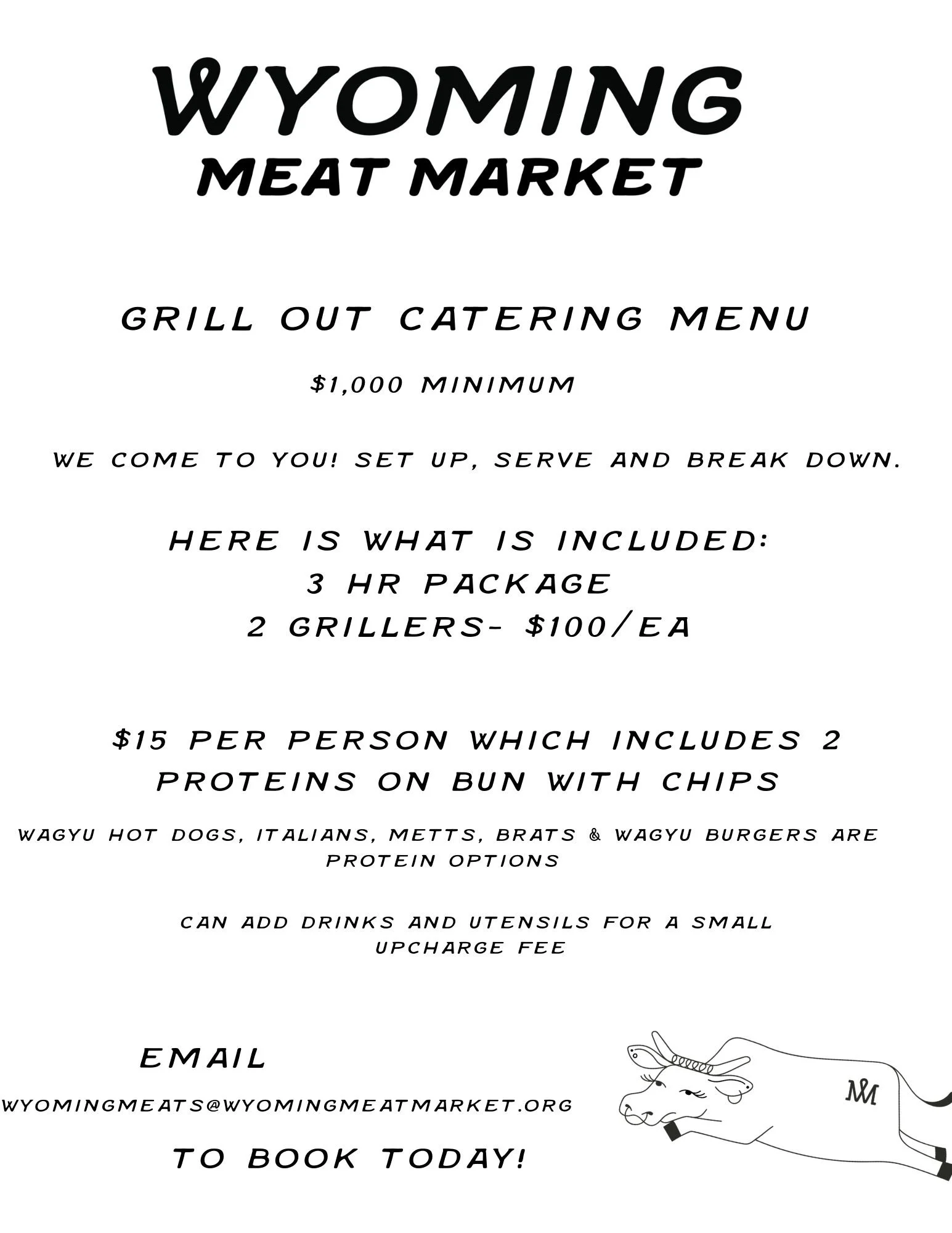 Grill Out Catering Menu | Order Your Perfect Grill Feast — Wyoming Meat ...