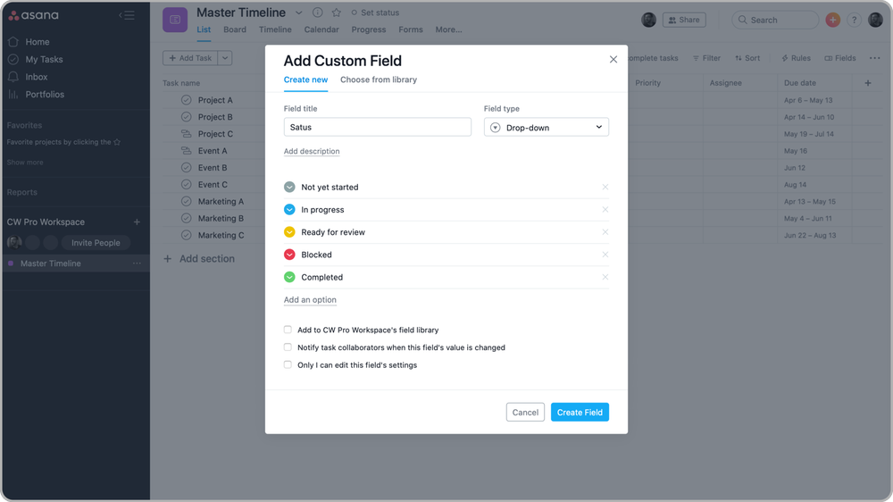 How to Create a Master Timeline in Asana | The Collaborative