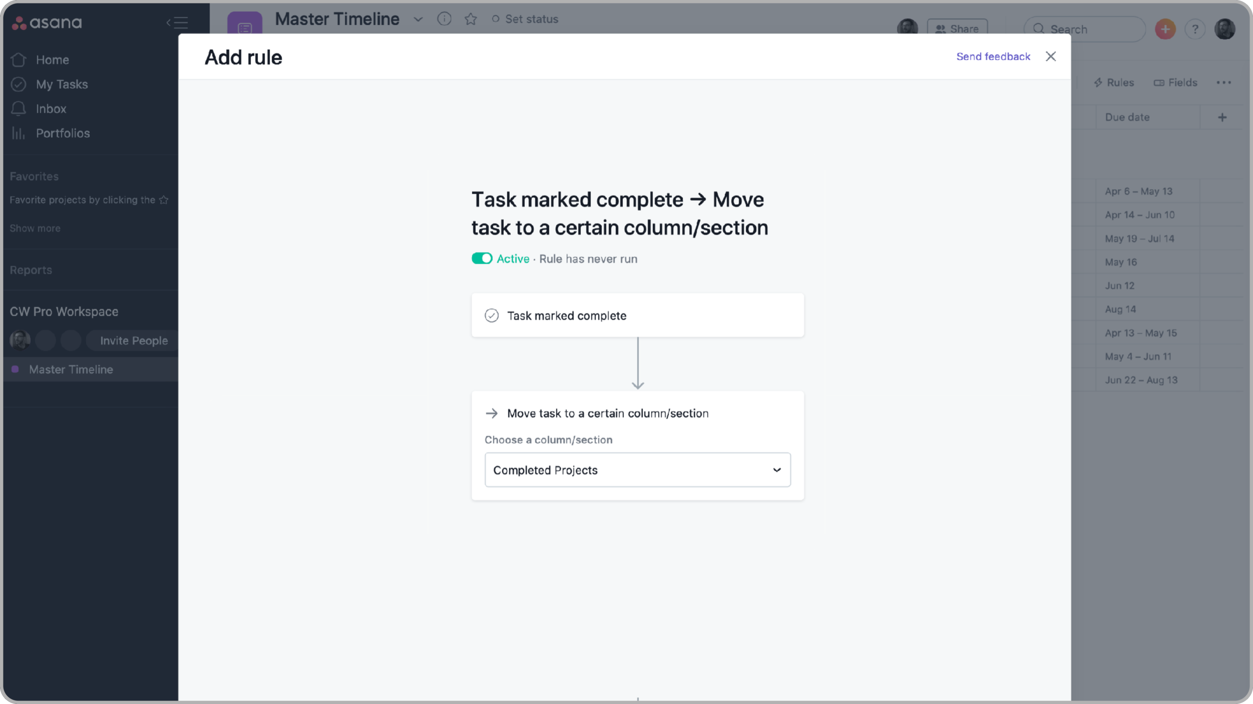 Managing Multiple Projects in Asana | Master Timeline Guide | The ...