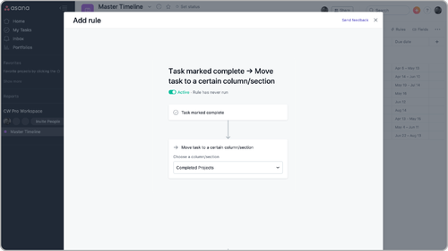 Managing Multiple Projects in Asana | Master Timeline Guide | The ...