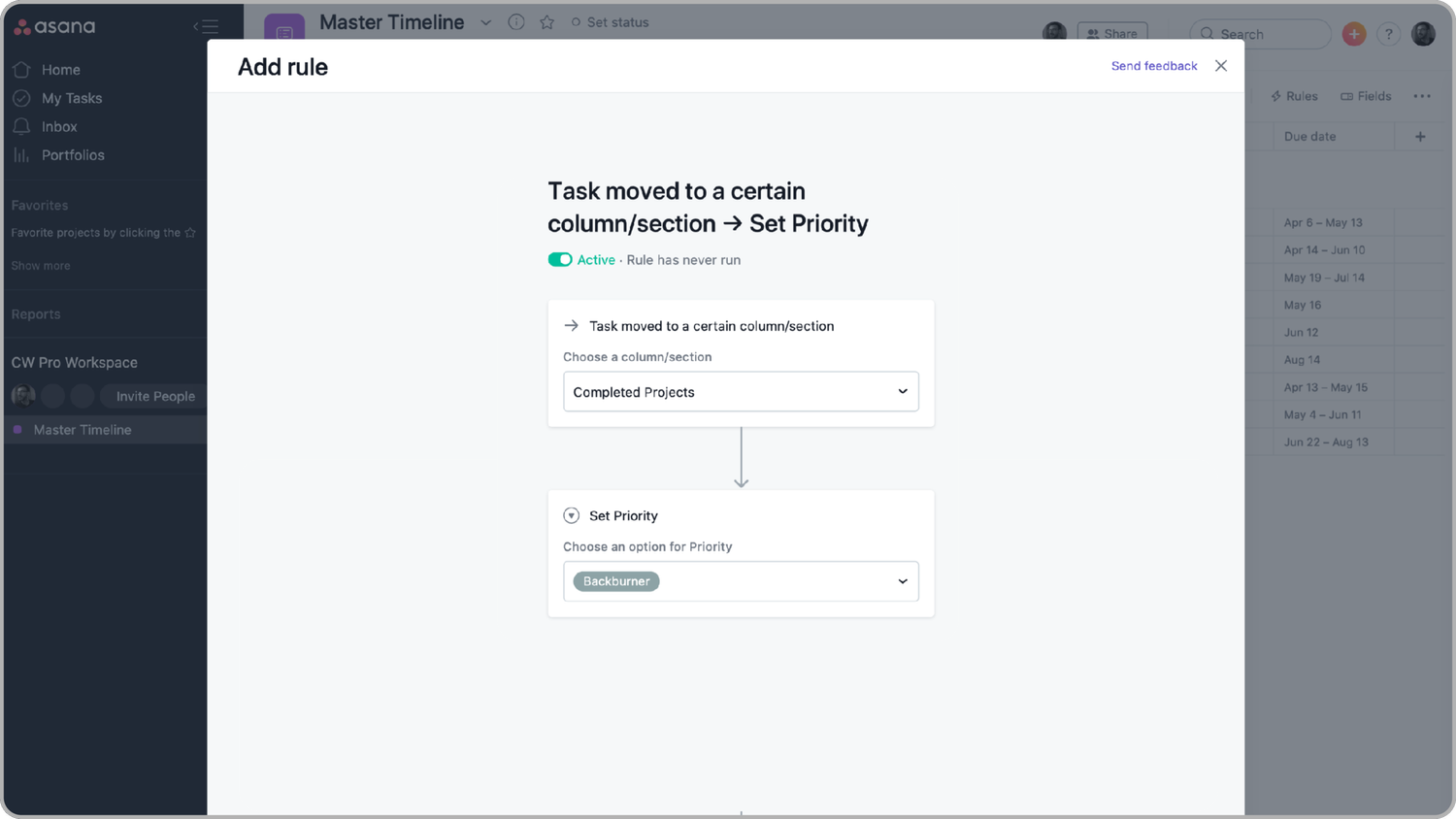 Managing Multiple Projects in Asana | Master Timeline Guide | The ...