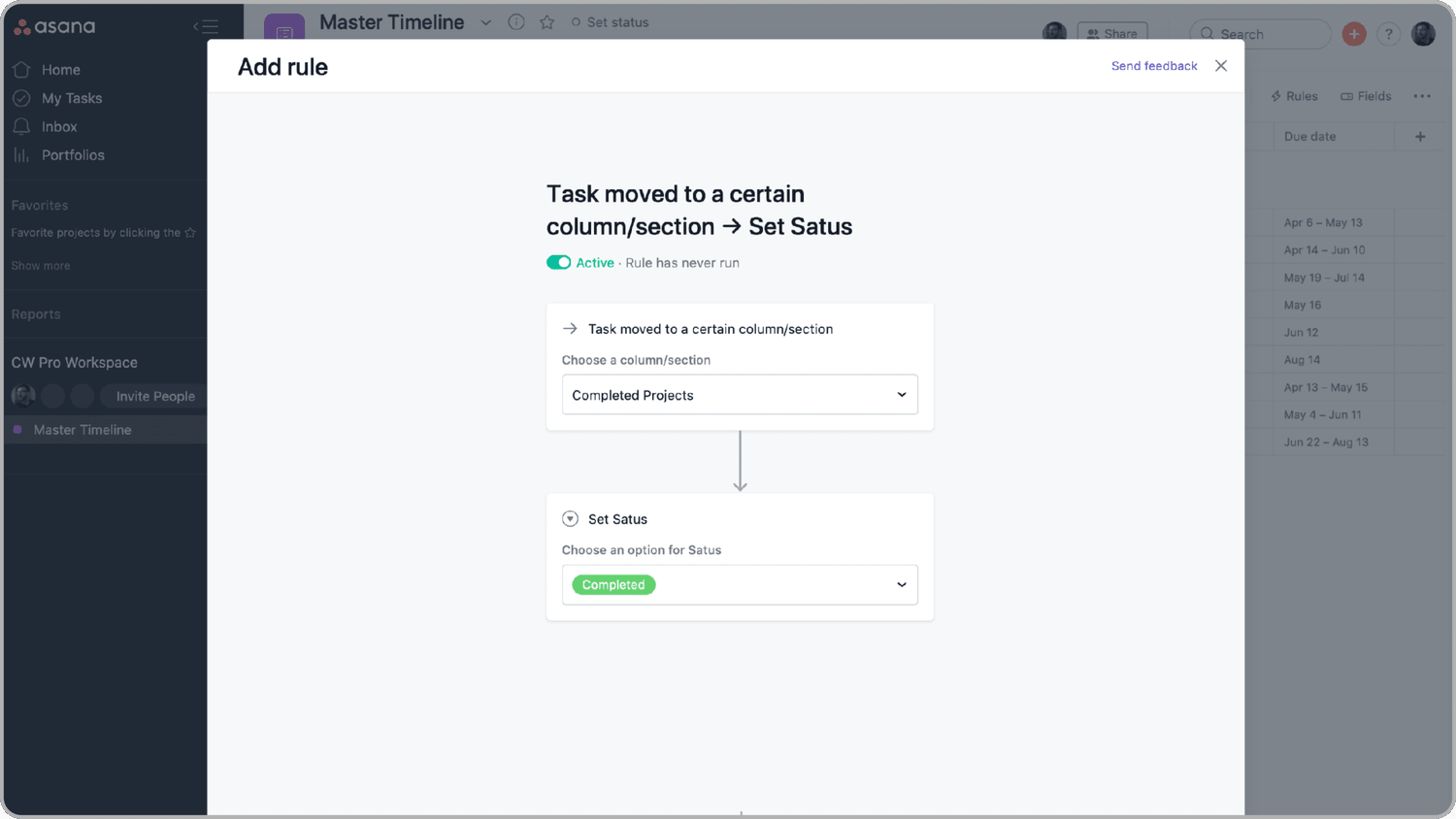 Managing Multiple Projects in Asana | Master Timeline Guide | The ...