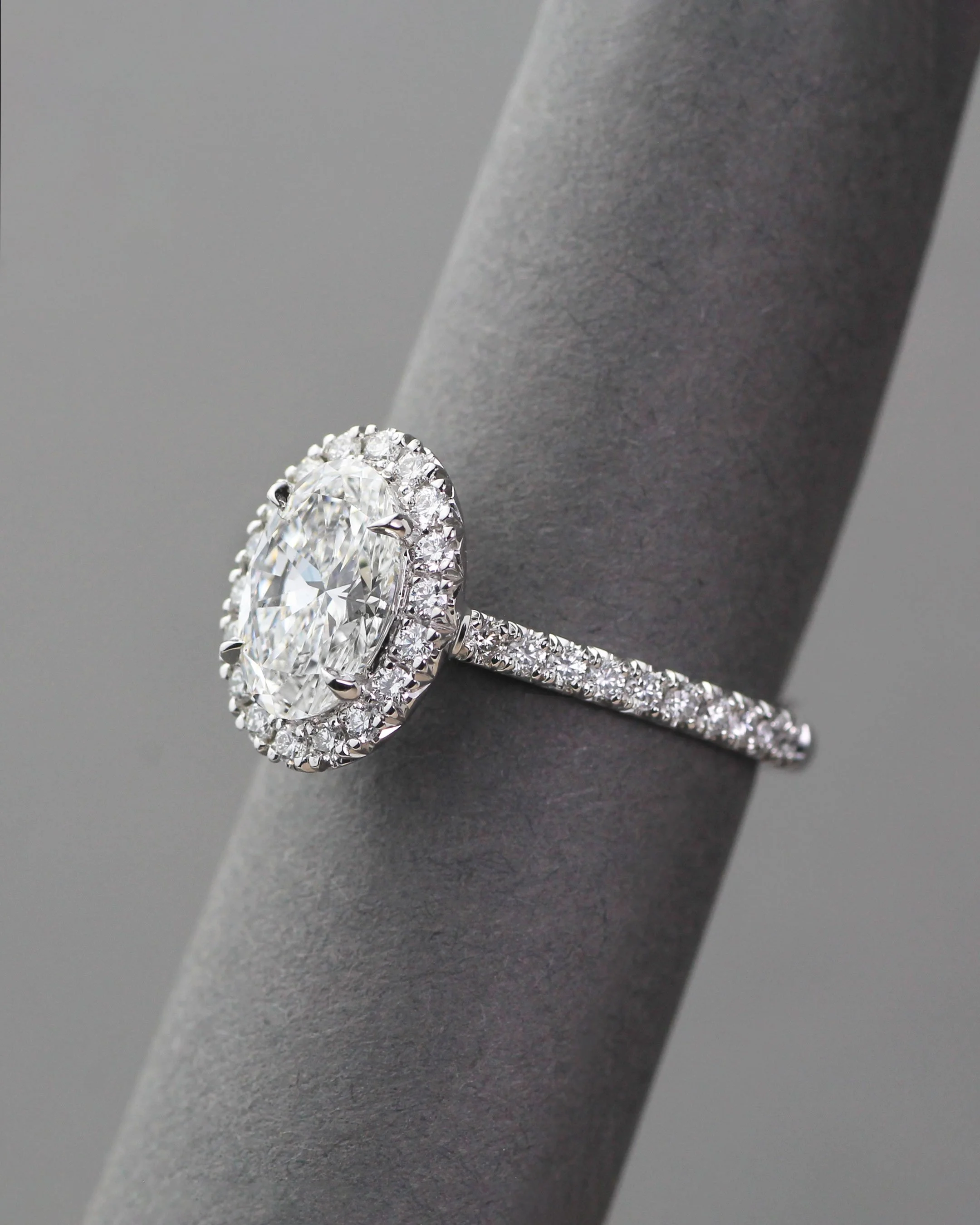 Oval Diamond Engagement Rings — Dimond London | Bespoke Jewellery ...
