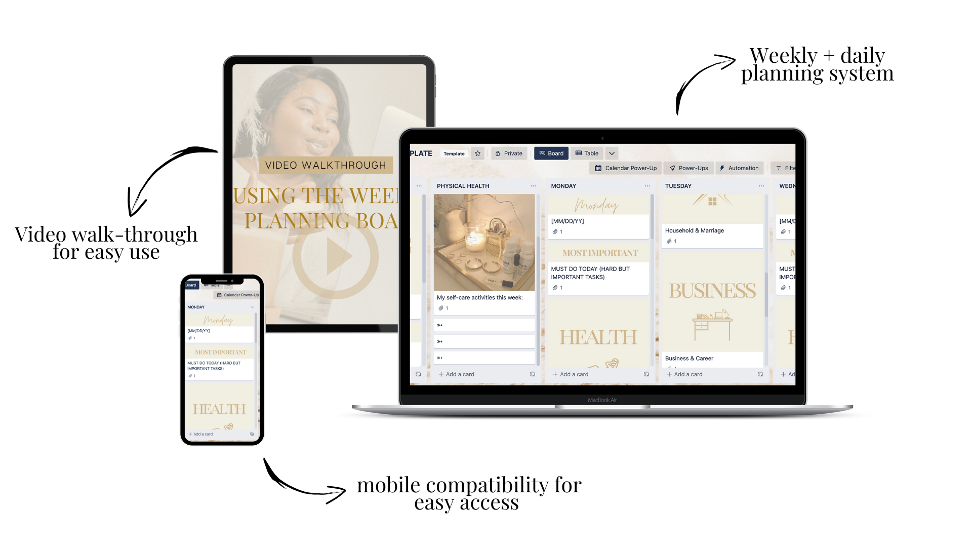 Weekly Digital Planner — The Clements | Winston & Mayfair