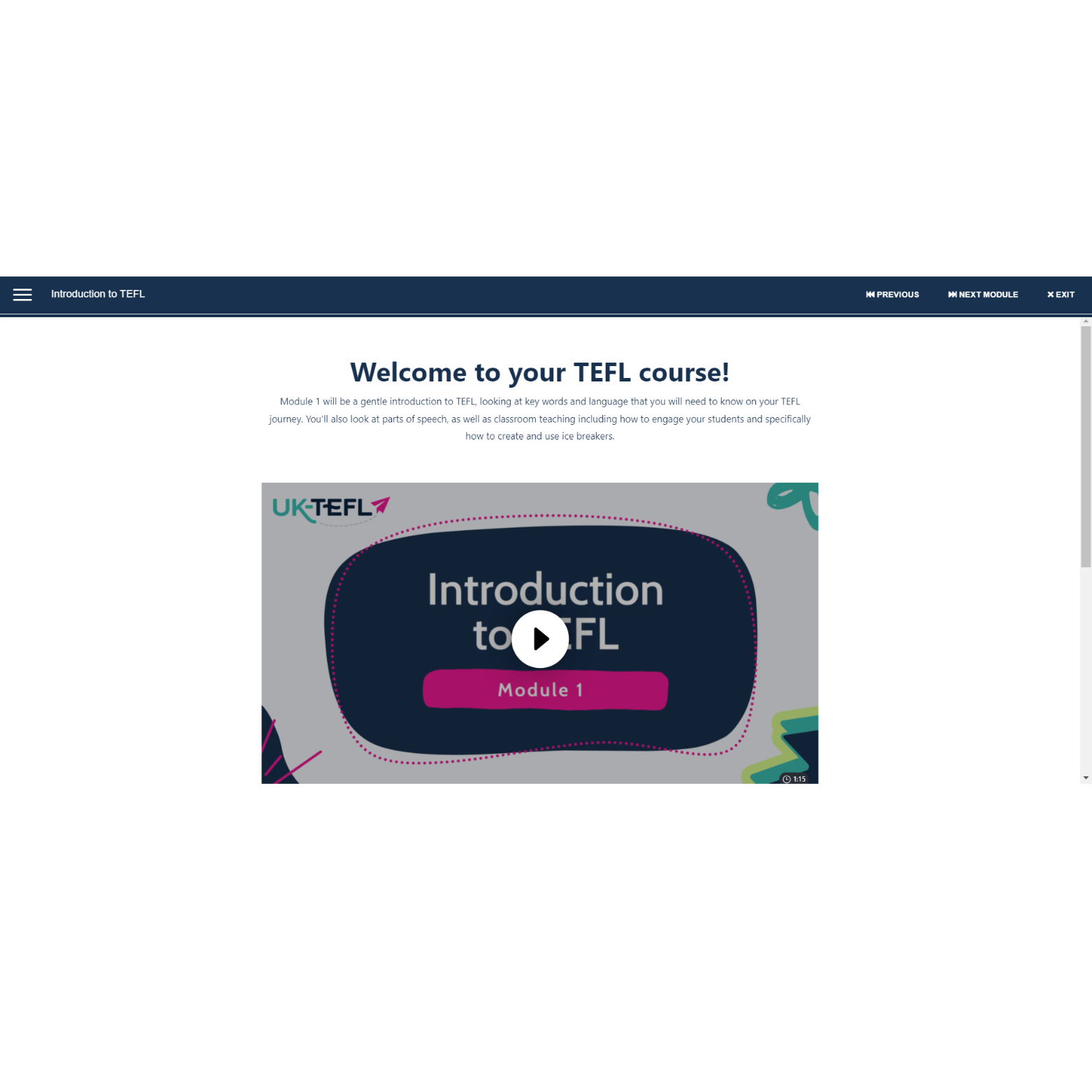 Log In Support Online TEFL Course | UK-TEFL