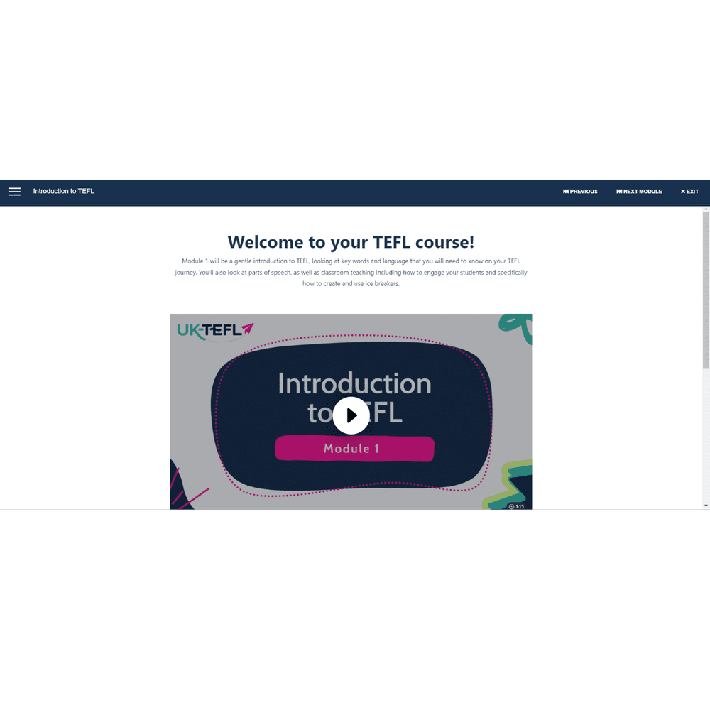 Log In Support Online TEFL Course | UK-TEFL