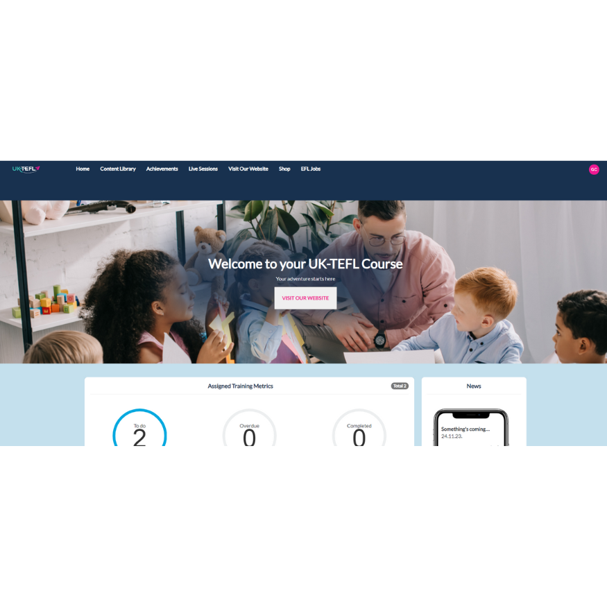 Log In Support Online TEFL Course | UK-TEFL