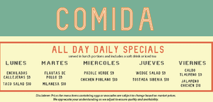 Menu 1 — Bolillos Cafe