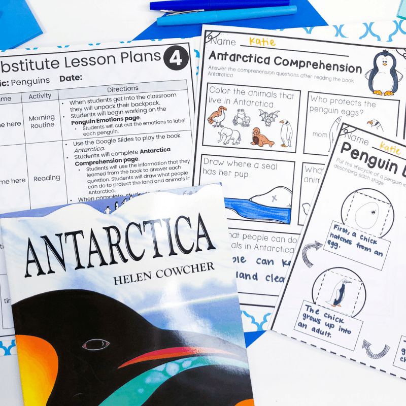 Free Substitute Lesson Plans for Elementary — Chalkboard Chatterbox