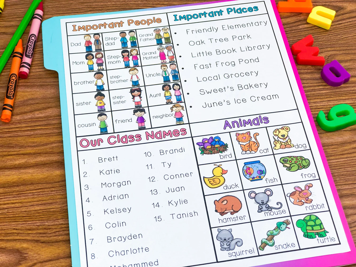 4 Reasons to Switch to a Personal Word Wall Folder — Chalkboard Chatterbox