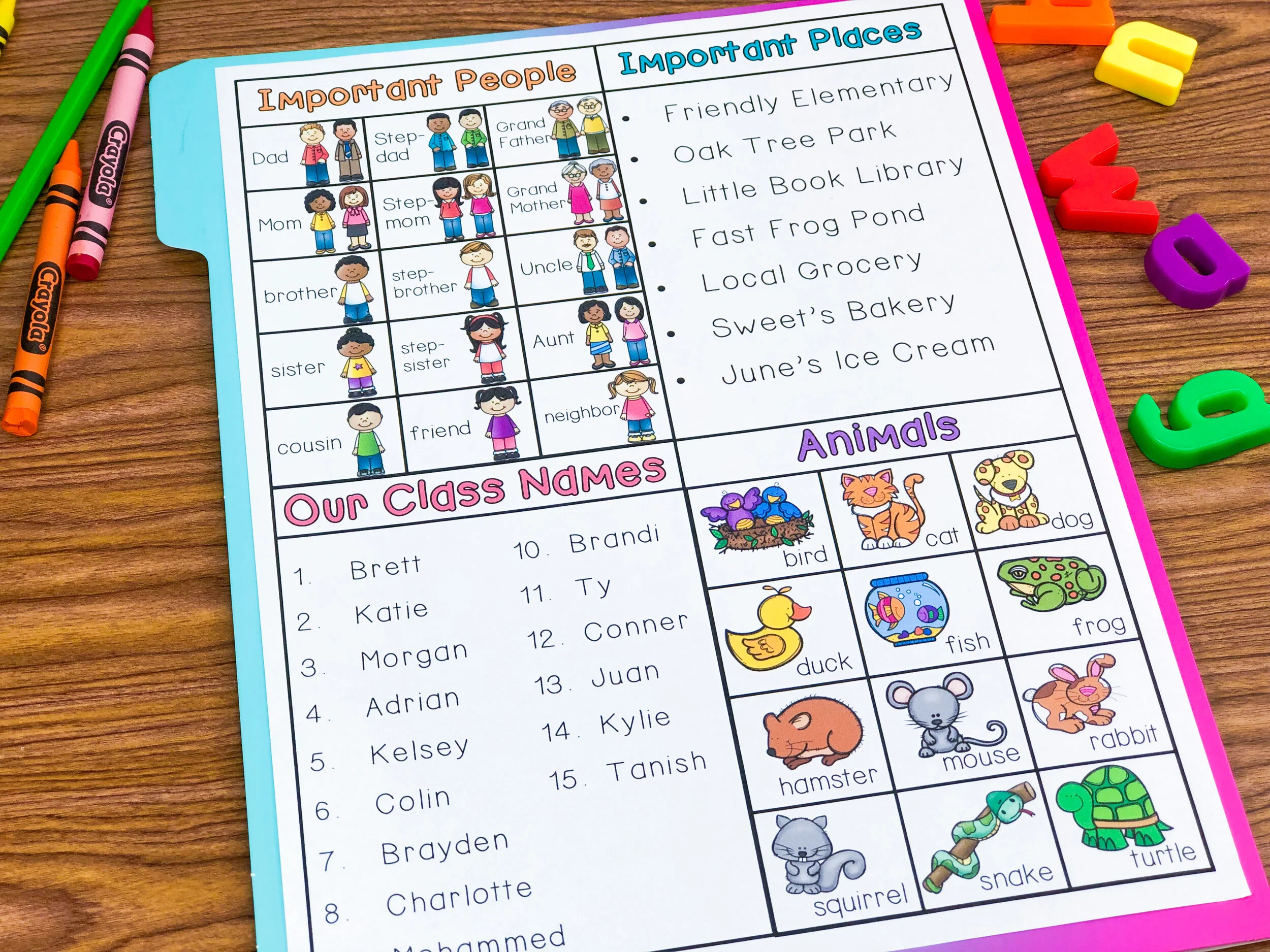 4 Reasons to Switch to a Personal Word Wall Folder — Chalkboard Chatterbox