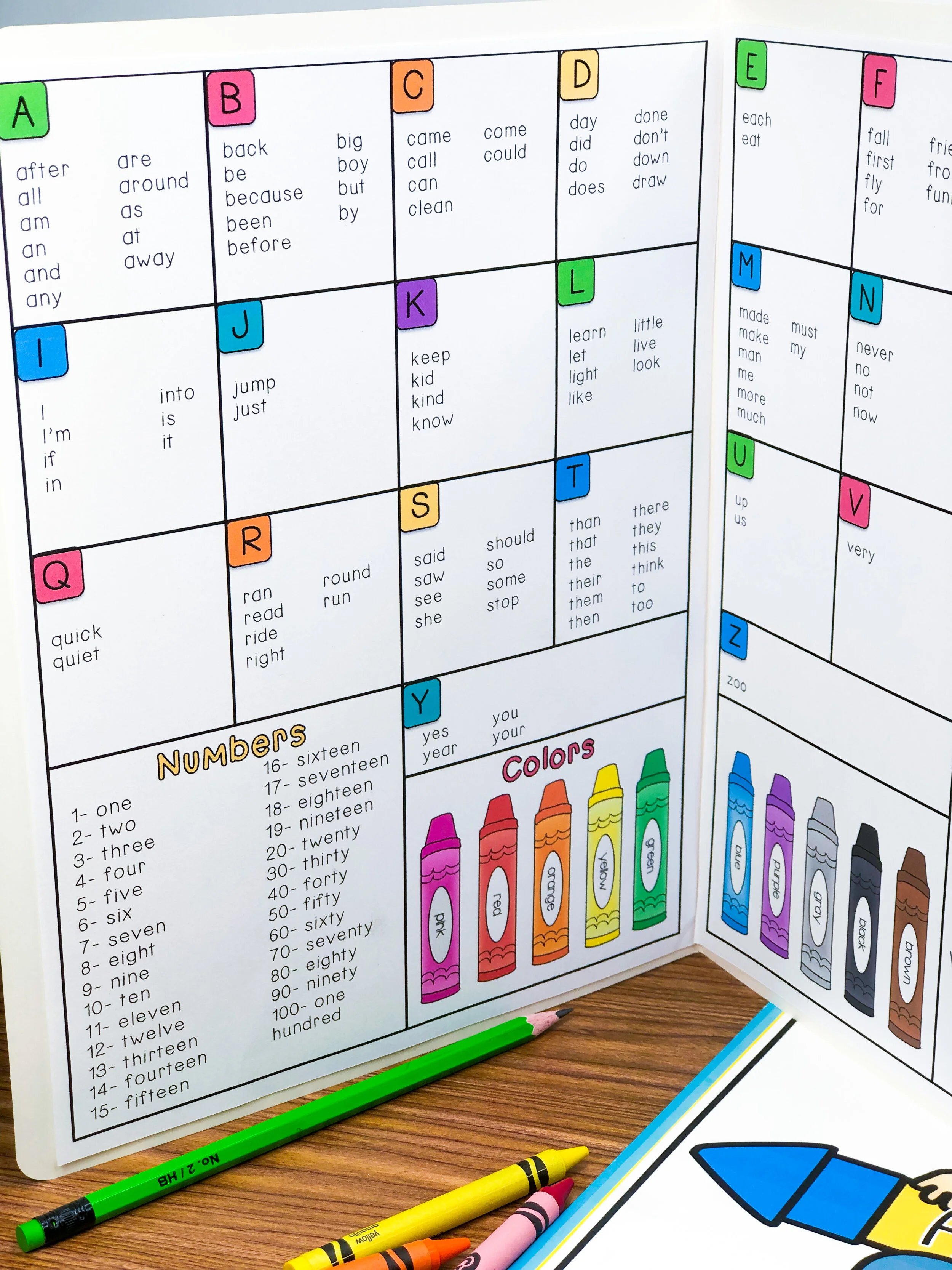 4 Reasons to Switch to a Personal Word Wall Folder — Chalkboard Chatterbox