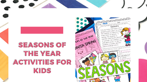 Seasons of the Year Anchor Charts and Activities for Kids — Chalkboard ...