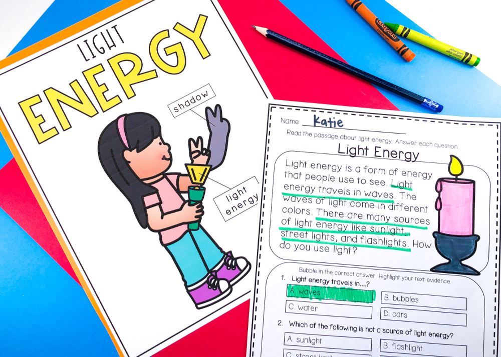 Heat, Light, and Sound Lesson Plans and Anchor Charts — Chalkboard ...