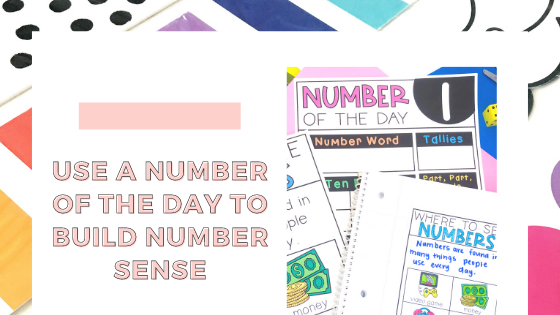 Use a Number of the Day to Build Number Sense — Chalkboard Chatterbox