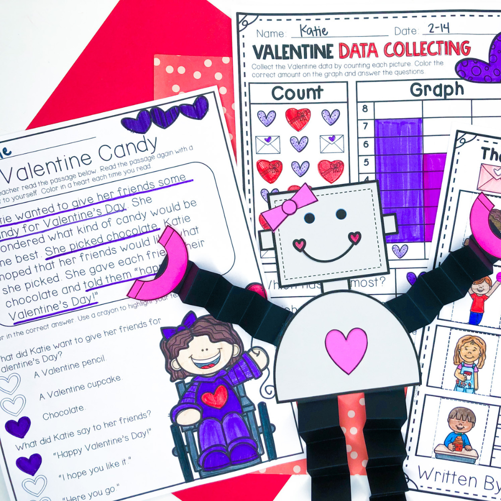 Valentine Activities for the Elementary Classroom — Chalkboard Chatterbox