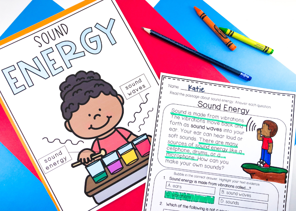 Heat, Light, and Sound Lesson Plans and Anchor Charts — Chalkboard ...