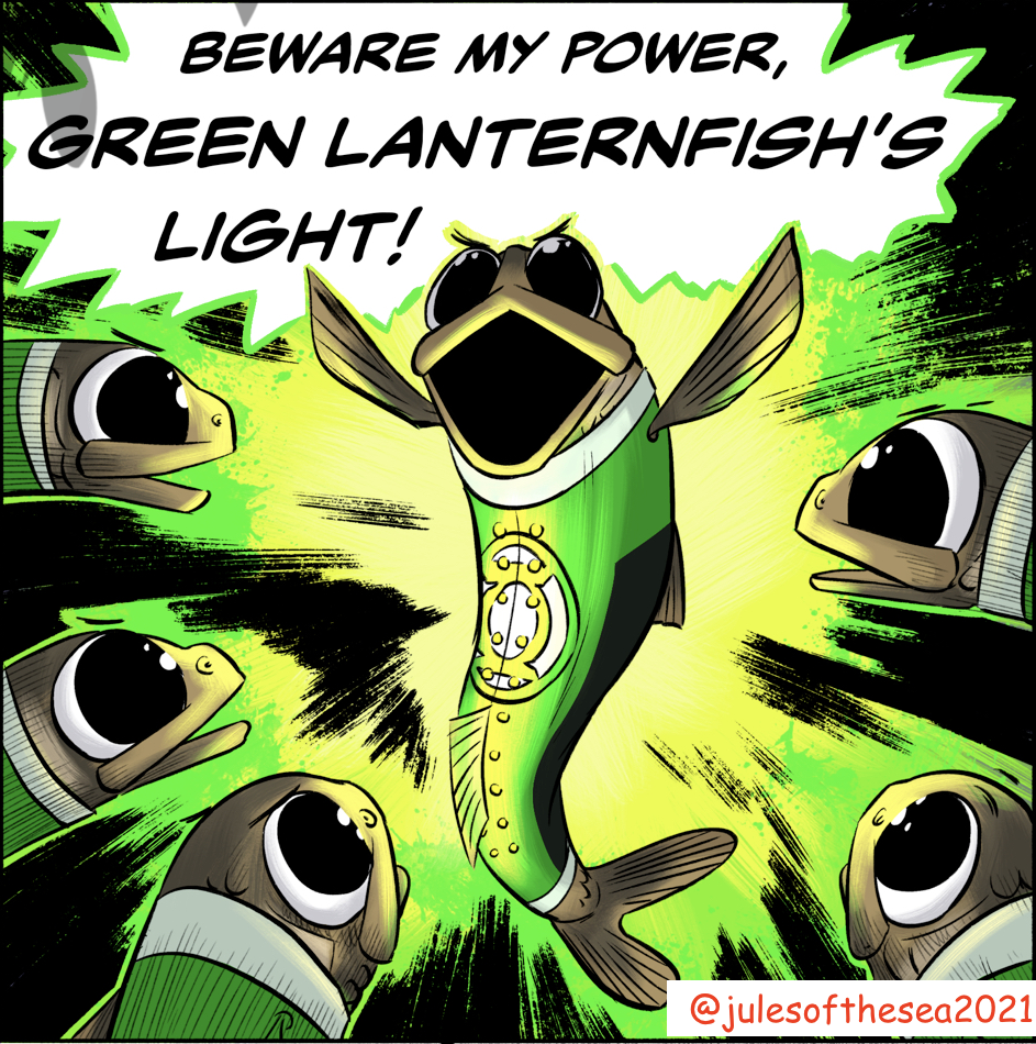 Green Lantern Fish Jules Léon