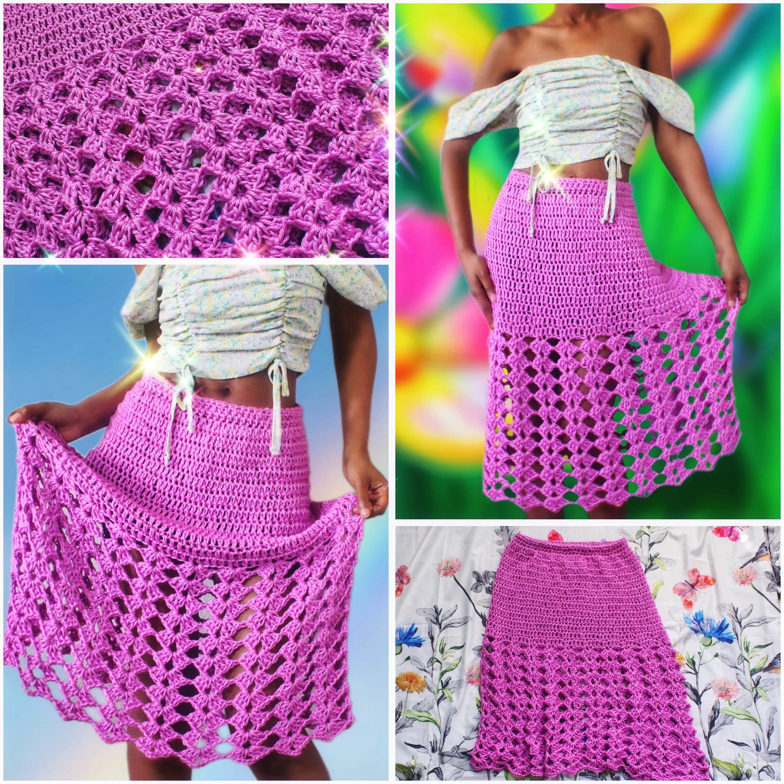 The Faie Crochet Skirt Digital Crochet Pattern. — The Dream Crochet