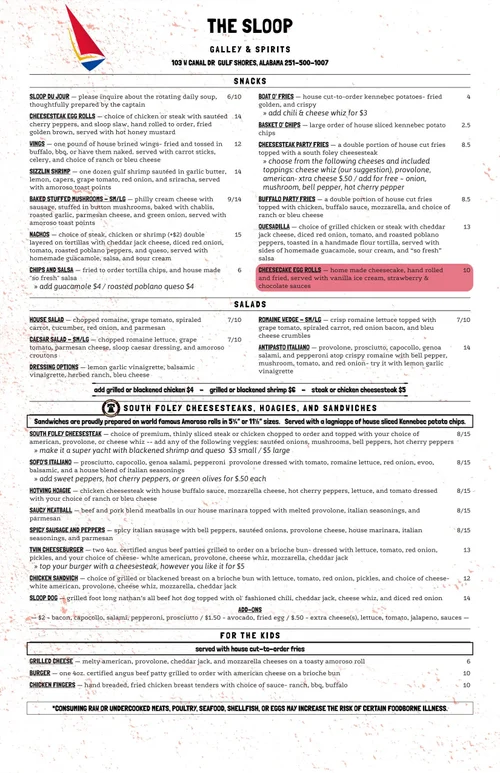 The Sloop Bar and Restaurant Gulf Shores