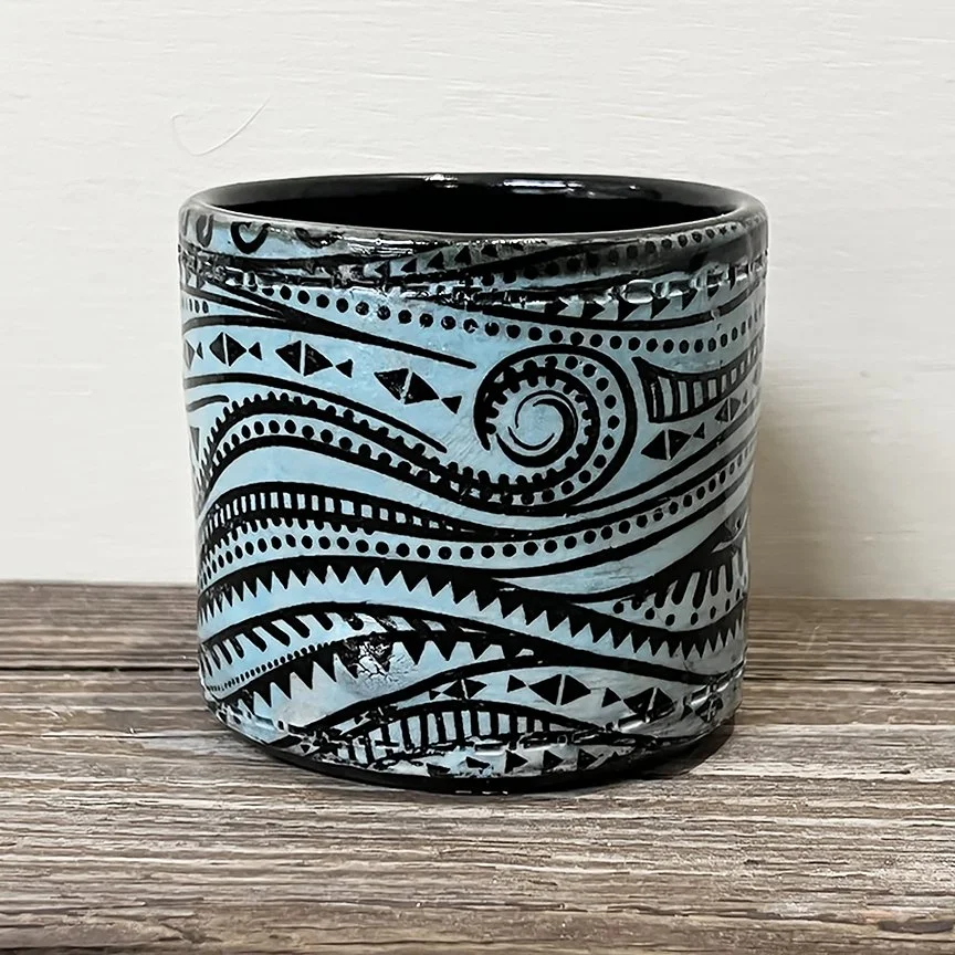 Stripes Underglaze Transfer — Plum Island Transfers