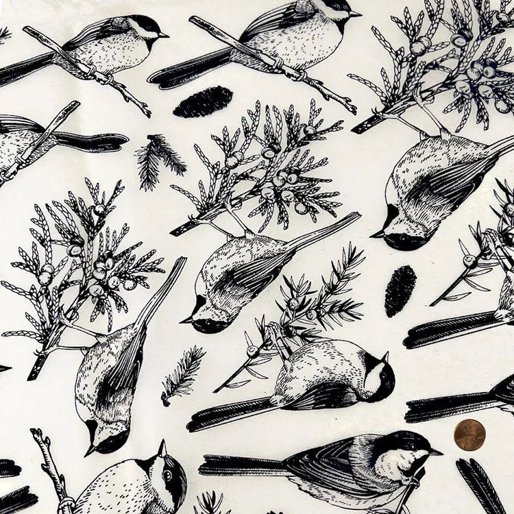 Underglaze Transfer - Stylized Birds — Plum Island Transfers