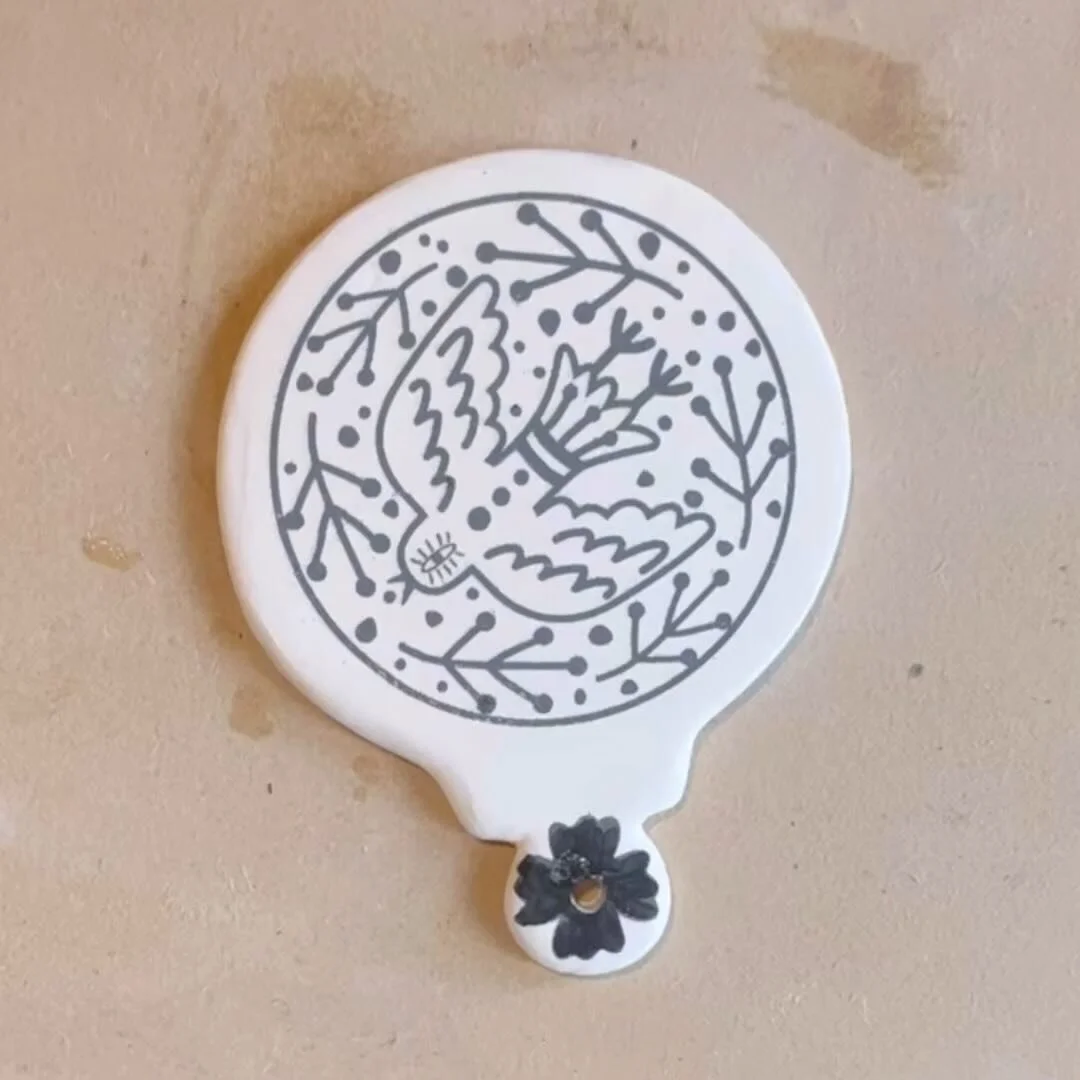 Plants & Flowers Underglaze Transfer — Plum Island Transfers