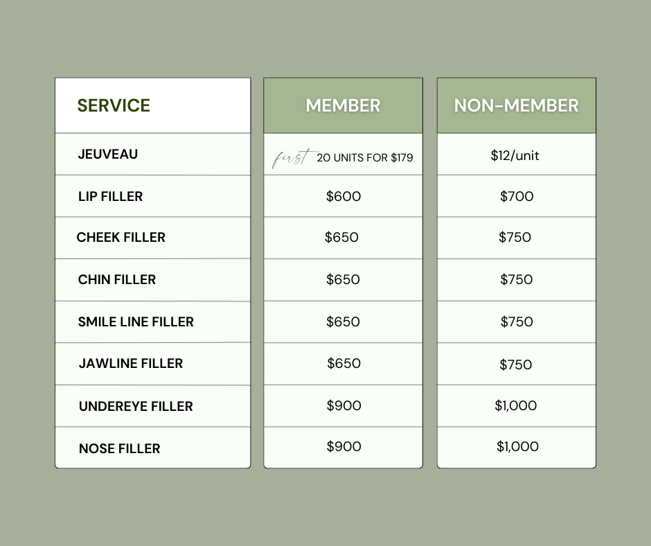 VIP Membership Program, Derma Noor Med Spa Orange County