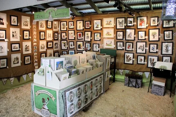 How I Set Up My Indoor Booth Display for an Art and Craft Show — Tracy ...
