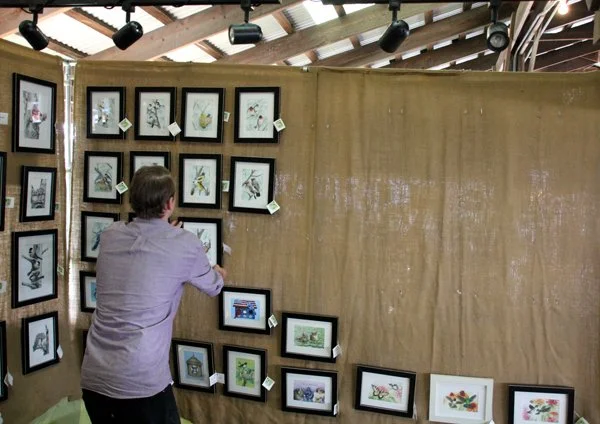 How I Set Up My Indoor Booth Display for an Art and Craft Show — Tracy ...