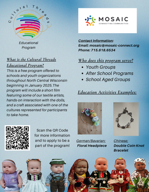 Cultural Threads Educational Program Trailer — MOSAIC of North Central ...