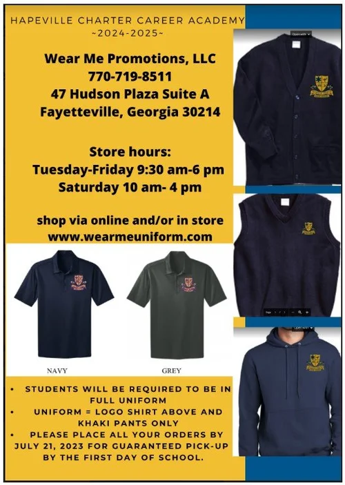 Uniforms — Hapeville Charter School