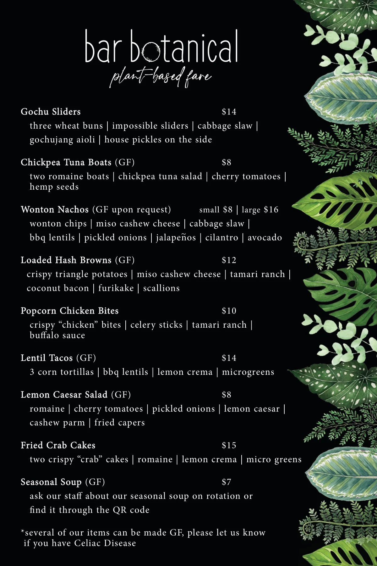 Crozet — Botanical