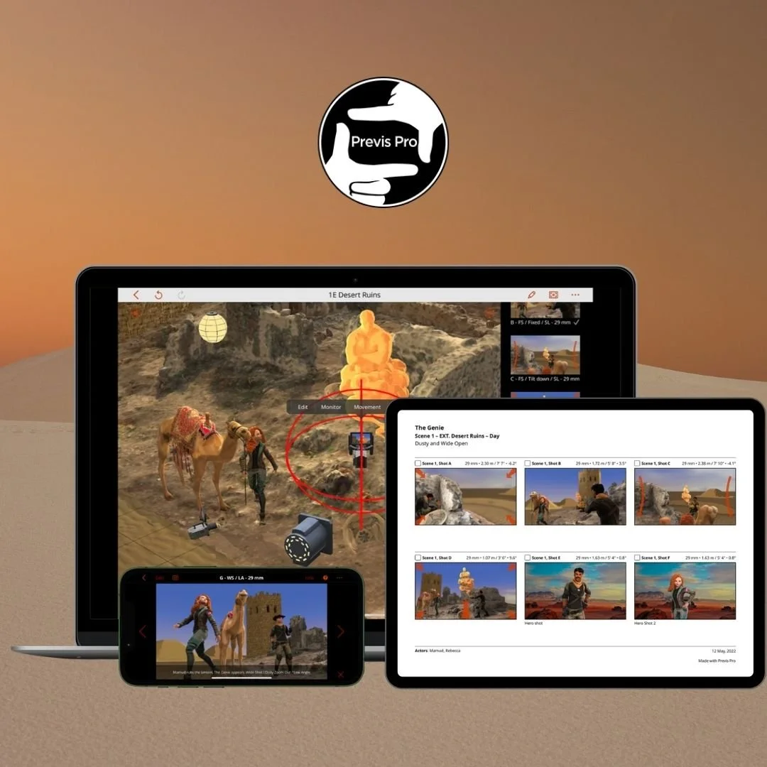 Previs Pro - Storyboard Software for iPhone, iPad, & Mac