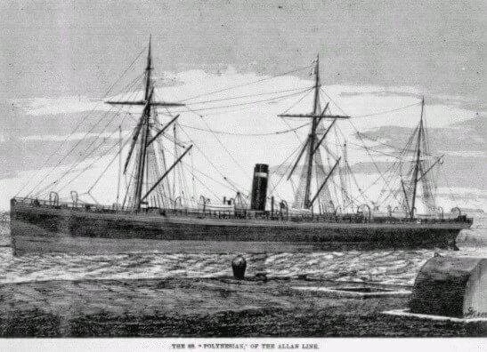 007 - S.S. Polynesian (1872-1909) — The Historic Bell Barn of Indian Head