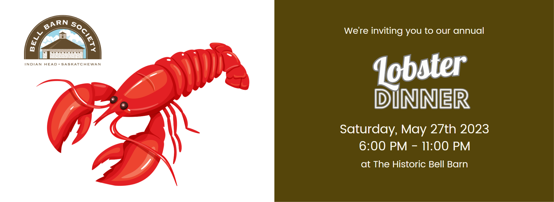 Maritime Lobster Dinner — The Historic Bell Barn of Indian Head