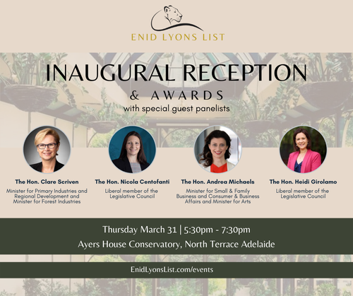 Events — Enid Lyons List