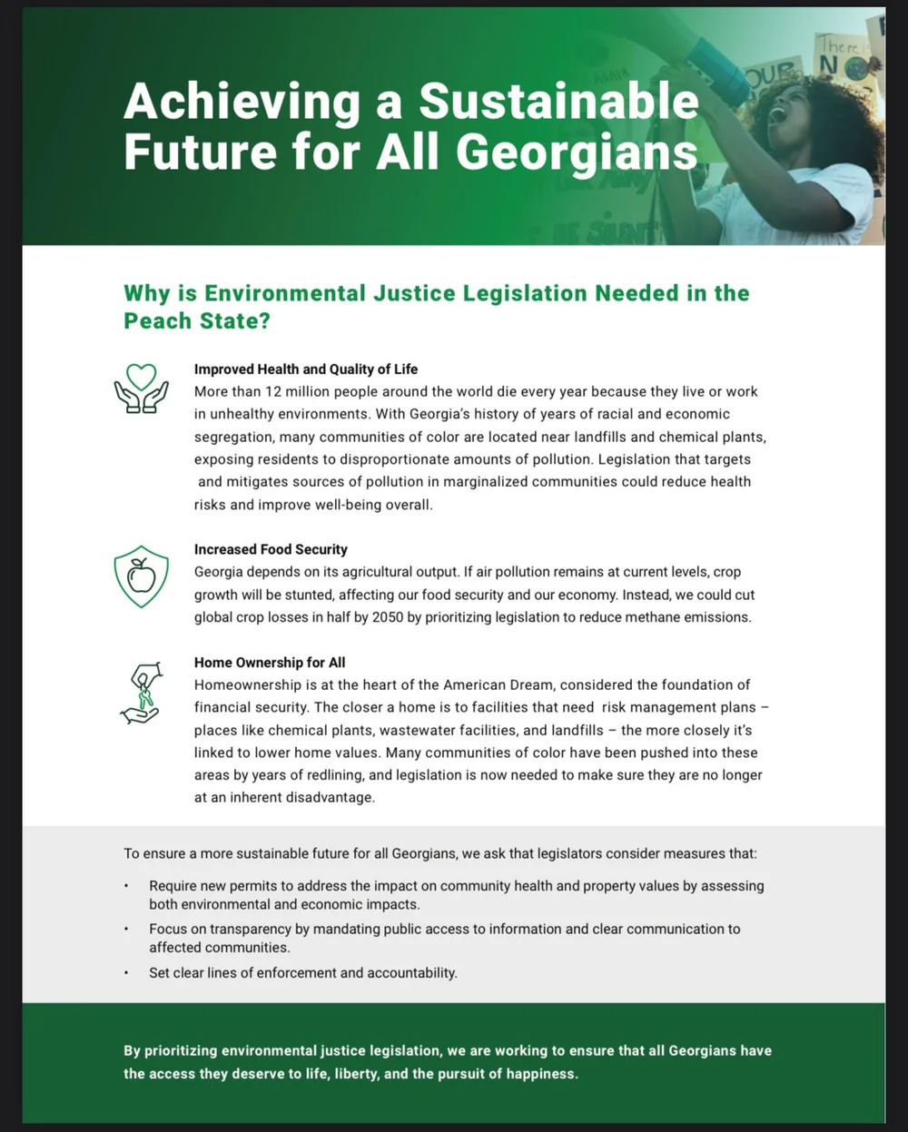 Georgia's Environmental Justice (EJ) Bill — Georgia WAND