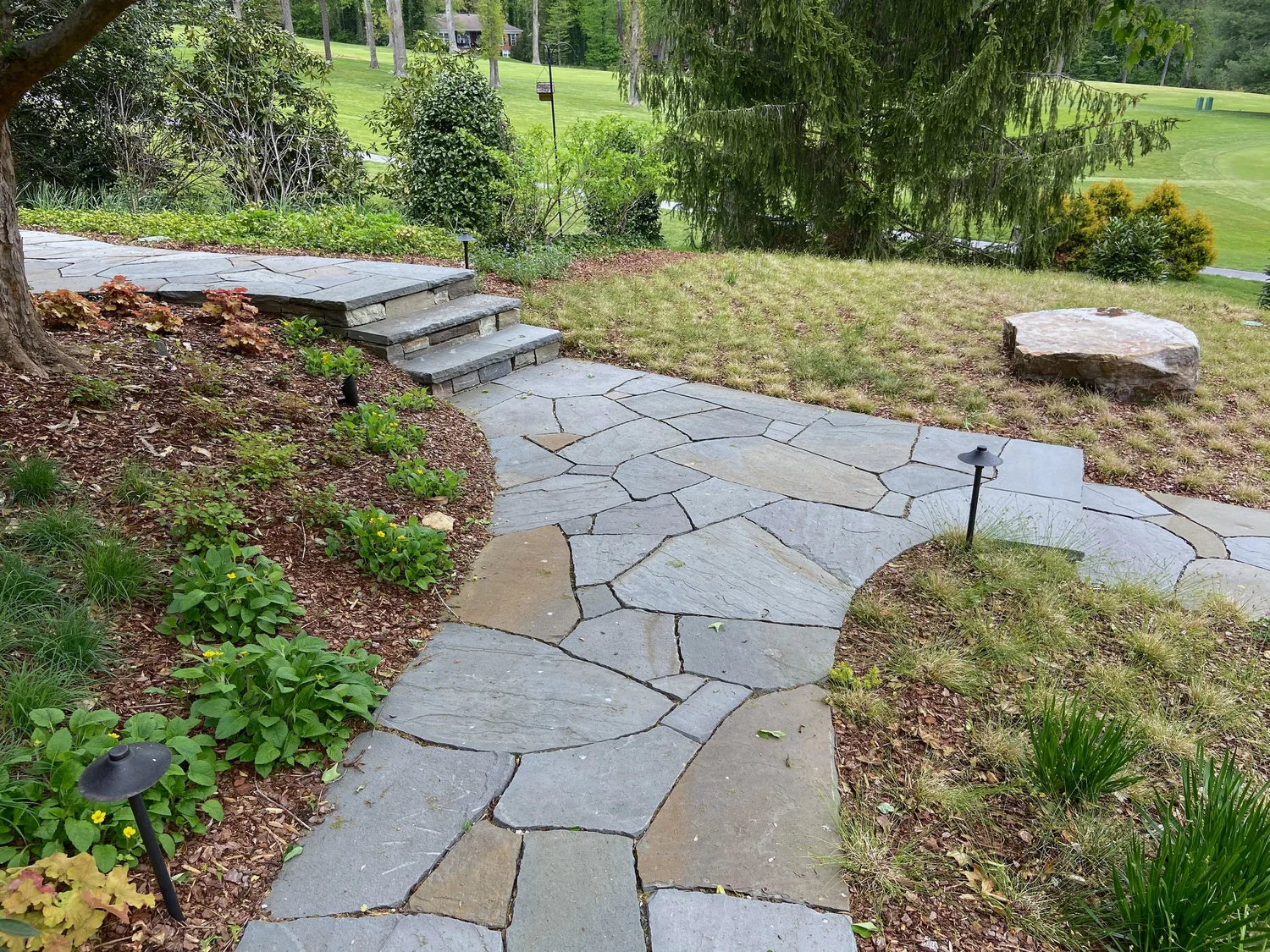 Custom Stone & Stonework Pathways in Charlotte, NC | Hammerhead ...