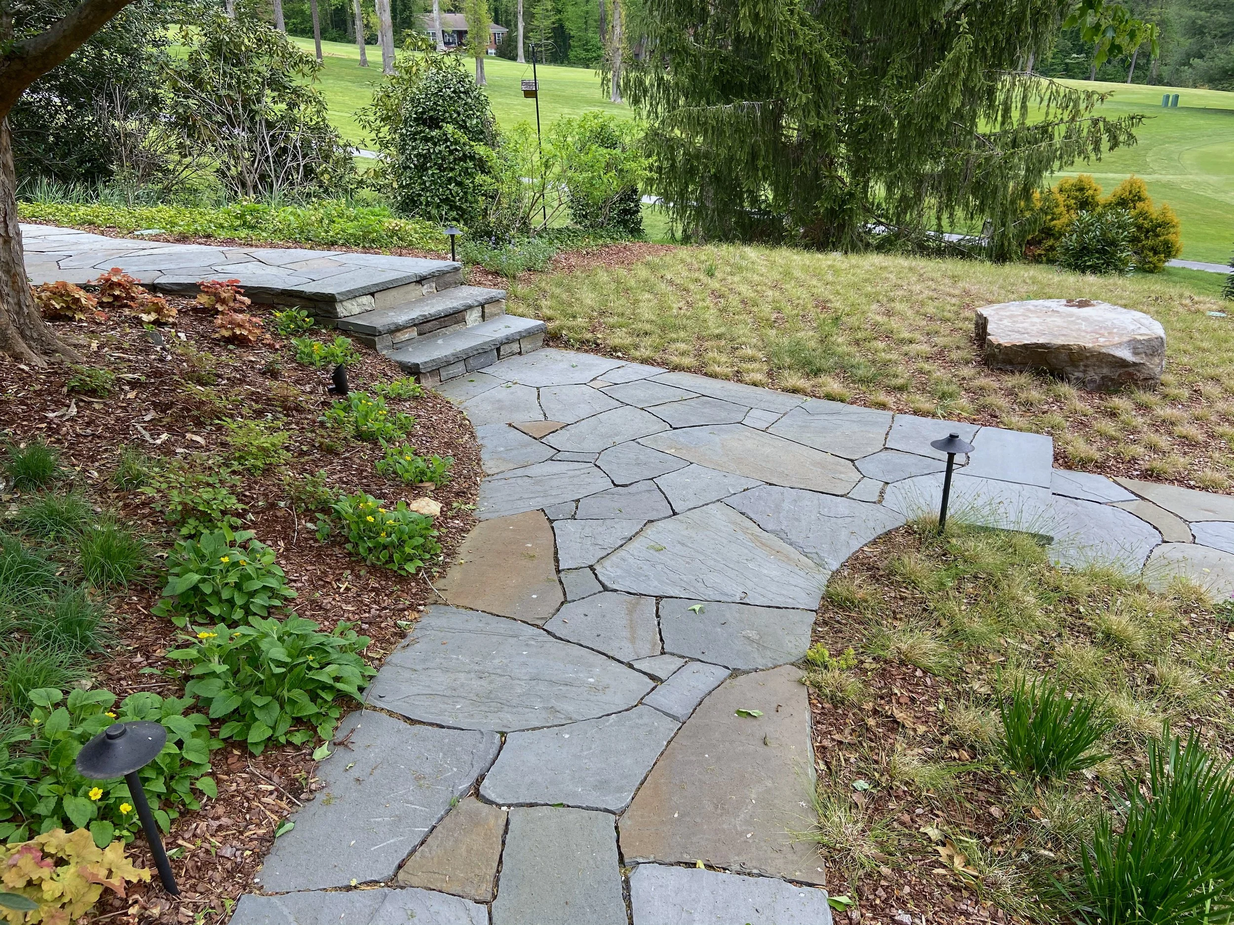 Custom Stone & Stonework Pathways in Charlotte, NC | Hammerhead ...