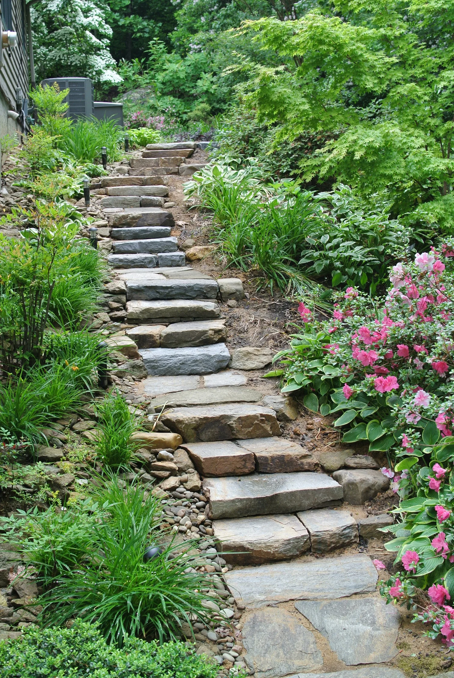 Custom Stone Steps & Step Stonework in Asheville, NC | Hammerhead ...