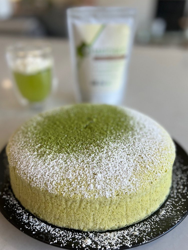 Matcha Japanese Cheesecake Recipe by Kat Lieu — modern asian baking