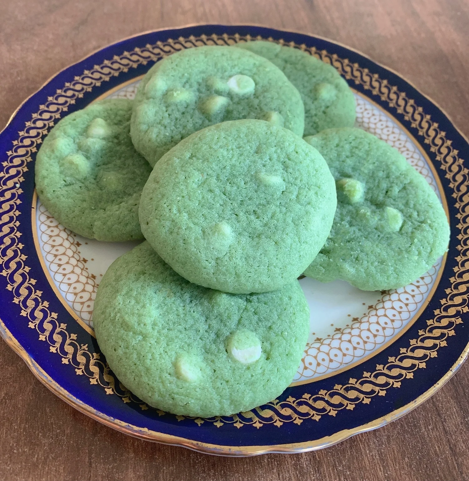 Mini Pandan Cookies by Jade Nhin — modern asian baking