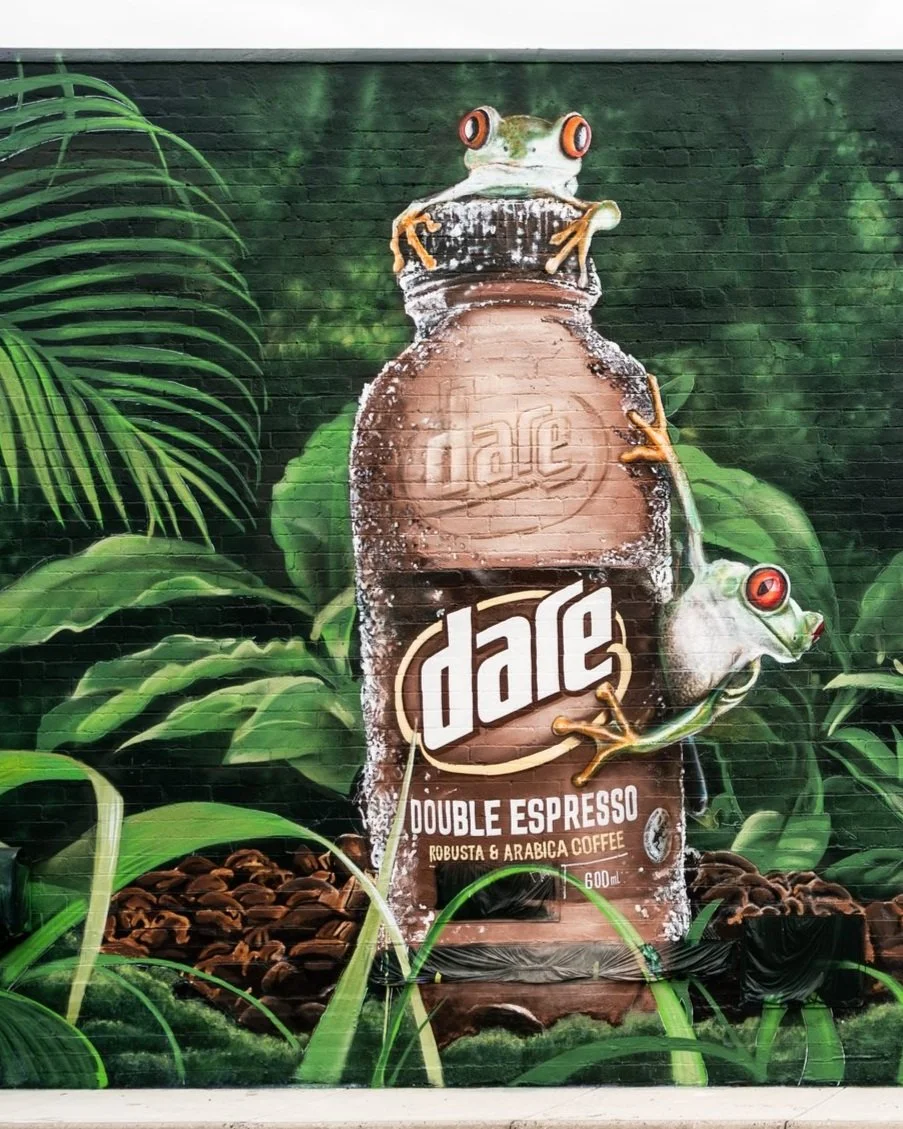 Dare Iced Coffee | Hand-Painted Advert — Blank Walls