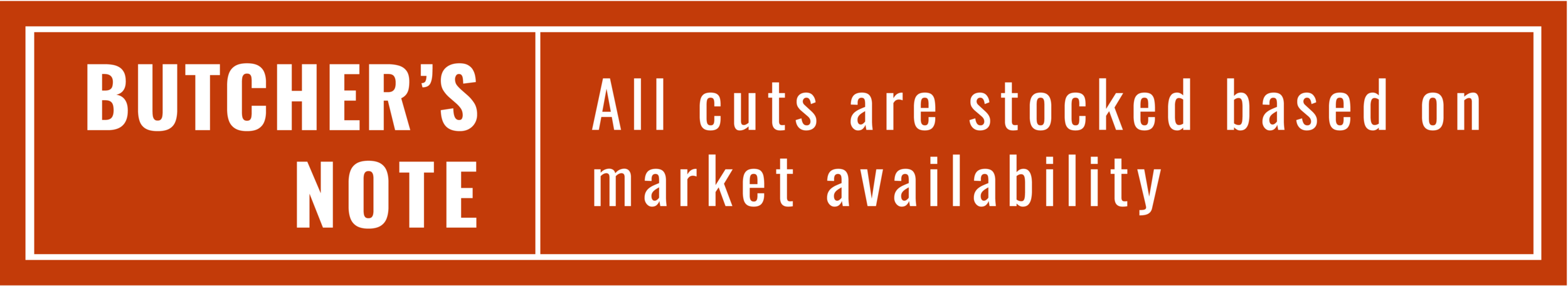 Beef Brisket — 1836 Butchers