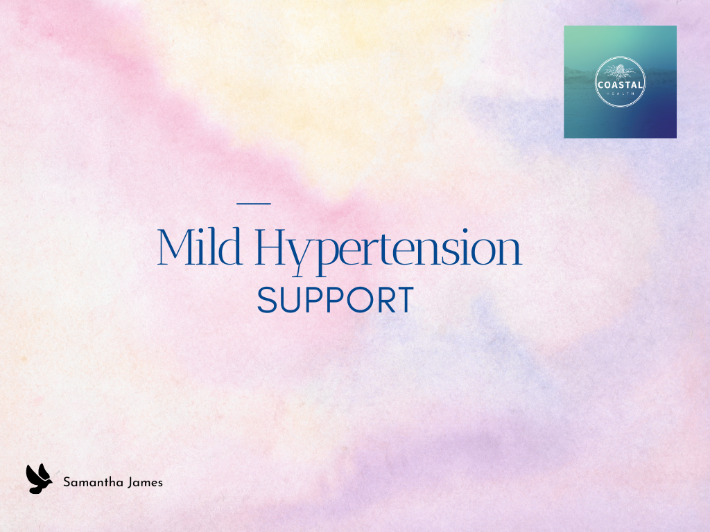 Hypertension support, Health and wellbeing — Coastal Therapies Devon