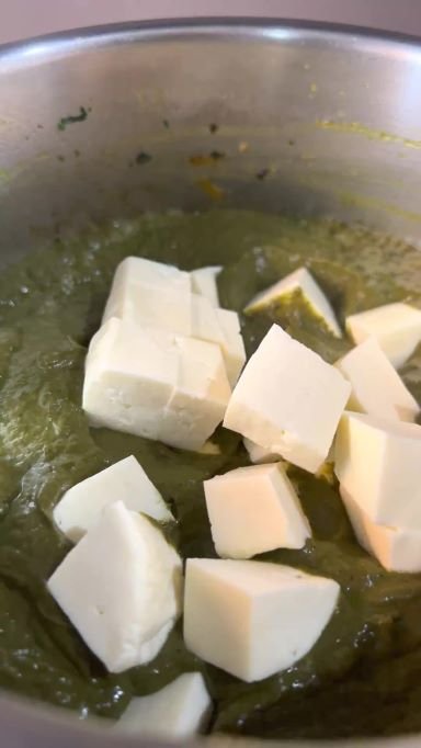 How to make Palak Paneer using Halloumi — Eat with jasmin